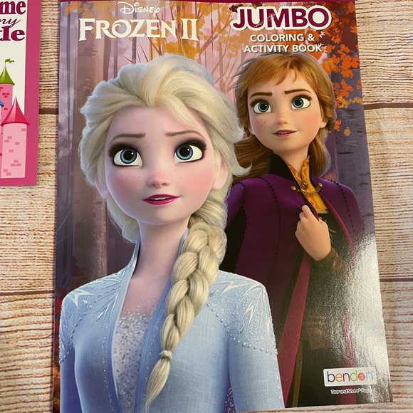 Bendon | Toys | Set Of 7 New Coloring And Activity Book Frozen Tangled ...